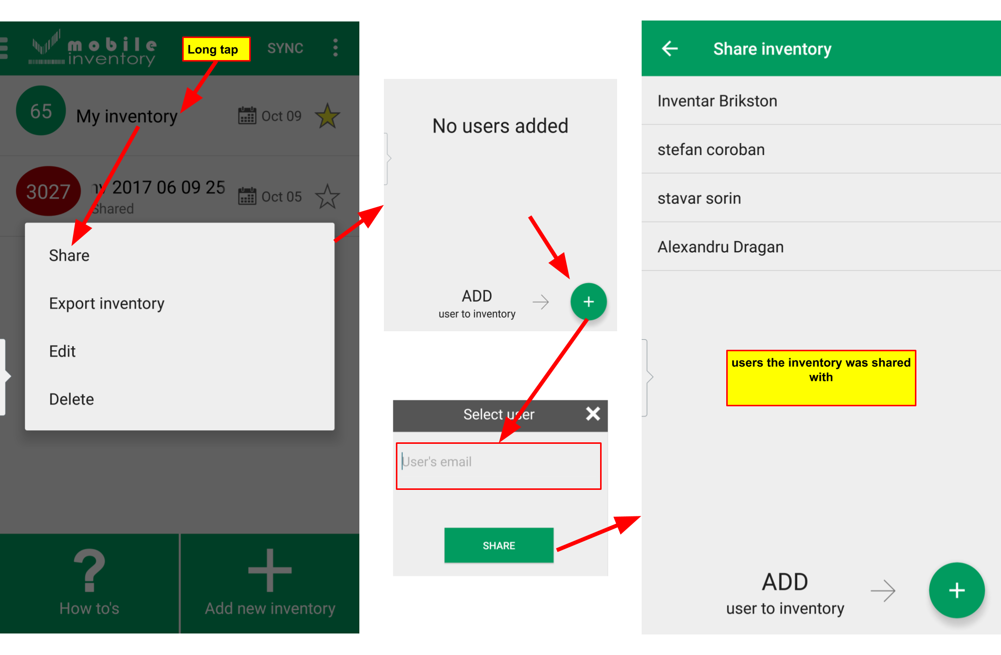 How to manage stock with Mobile Inventory? - Mobile Inventory